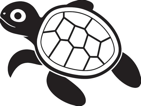 Premium Vector Elegant Black Turtle Shell Vector