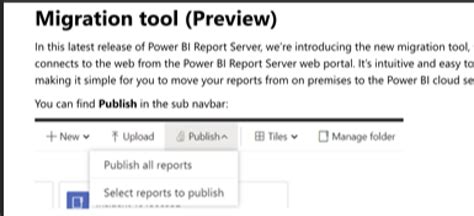 Powerbi Report Server Migration Tool Feature Missing After Upgrade To