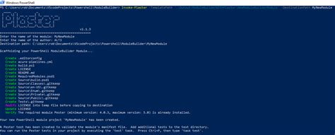 [fp] new moduleskeleton · issue 64 · poshcode modulebuilder · github