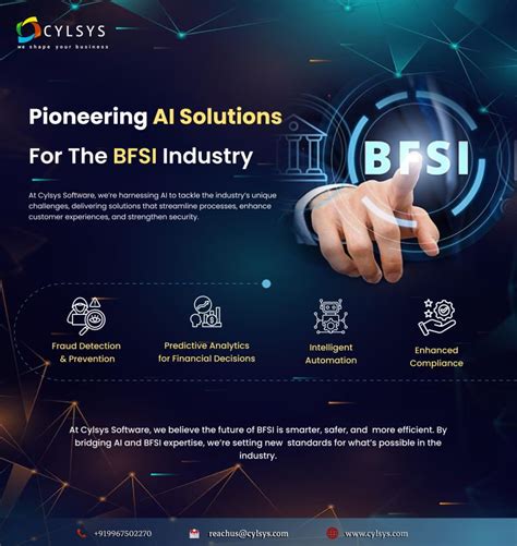Cylsys Software Solution Pvt Ltd On Linkedin Bfsi Fintech Ai Artificialintelligence