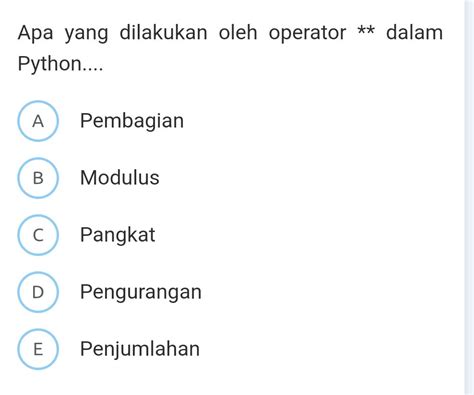 Apa Yang Dilakukan Oleh Operator Dalam StudyX