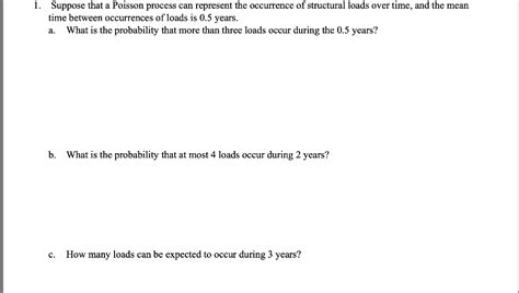 Solved Suppose That A Poisson Process Can Represent The Chegg