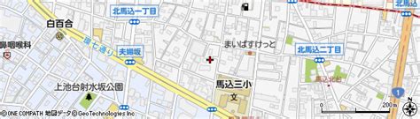 東京都大田区北馬込1丁目26 8の地図 住所一覧検索｜地図マピオン