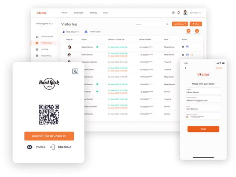 how visitor management system works