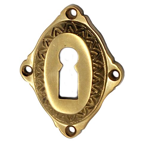 Bb Rosette Aus Patiniertem Messing Mit Verzierung