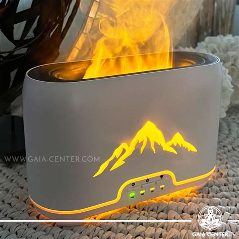 Aromatherapy Diffuser Flame 240ml Gaia Center Crystal Shop In Cyprus