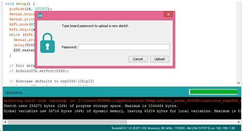 Make It Easy ESP E Arduino Update Firmware Via Wifi