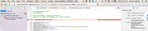 Xcode No Such Module Zfdragablemodaltransition In Swift Stack Overflow