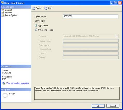 Setting Up A Linked Server For A Remote Sql Server Instance Database Journal