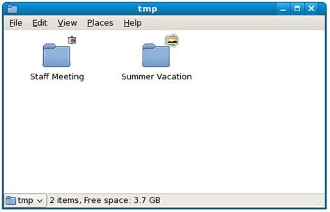 Browsing My Computer Files And Folders On The Fedora Desktop Techotopia