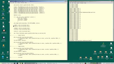 Gtk Glade Programming Part 38e Non Standard Button Colors Using Timer