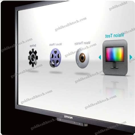 Optotype Chart Monitor Gold Health Tech