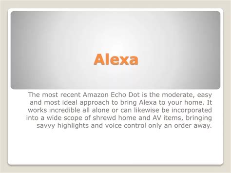 PPT Alexa Helpsection PowerPoint Presentation Free Download ID 9964711