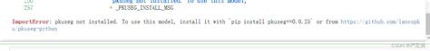 使用spacy中文模型报错pkuseg Not Installed To Use This Model Install It With `pip Install Pkuseg00