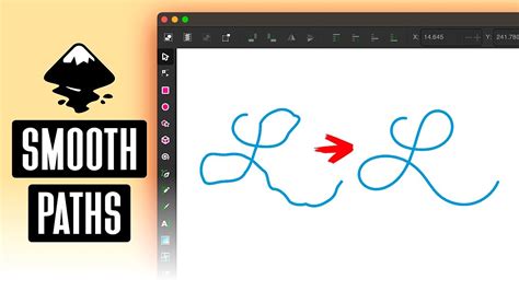 How To Smooth An Already Drawn Path In Inkscape YouTube
