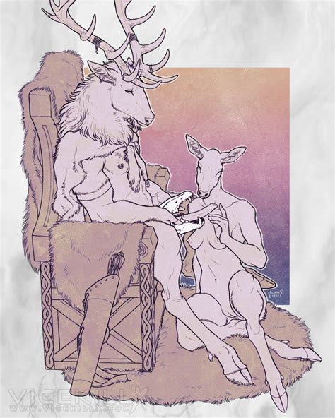 Rule 34 5 Fingers Animal Skin Anthro Anthro On Anthro Antlers Arrow