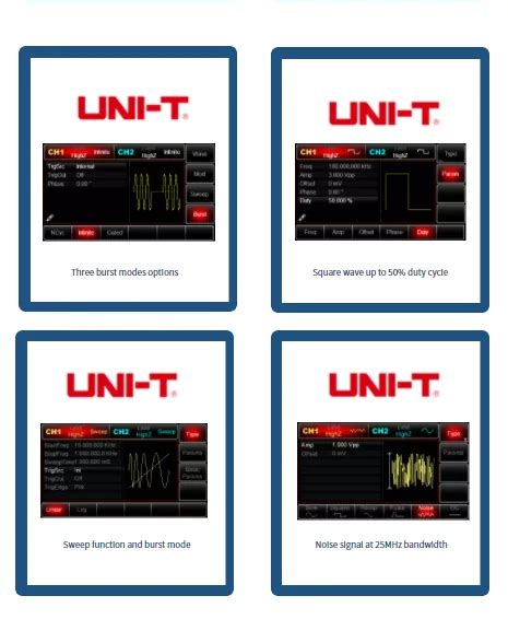UNI T UTG A Function Arbitrary Waveform Generator MS S MHz