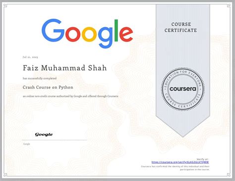 Faiz Muhammad Shah On Linkedin Python Coursera Crashcourse Automation Professionaldevelopment