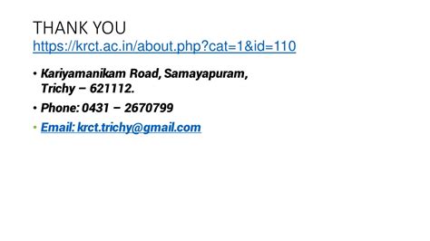 Ppt Dr N Vasudevan Principal At Krct The Best College Of Technology In Trichy Powerpoint