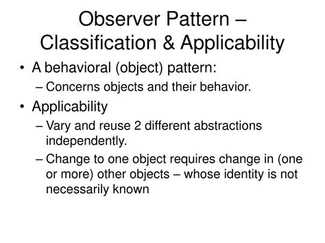 Ppt List Of Design Patterns Powerpoint Presentation Free Download Id1349731