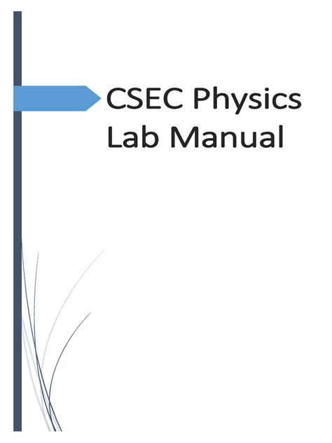 Csec Physics Lab Manual 2021 2022 Pdf Temperature Series And Parallel Circuits