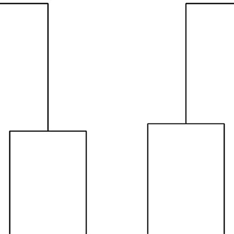 classification trees obtained from recursive partitioning of the