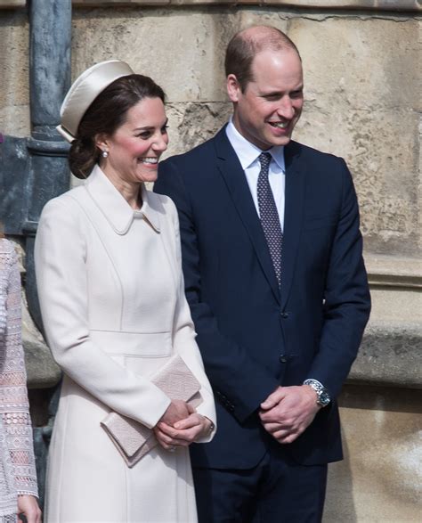 Kate Middleton And Prince William At Easter Service 2017 Ps Celebrity