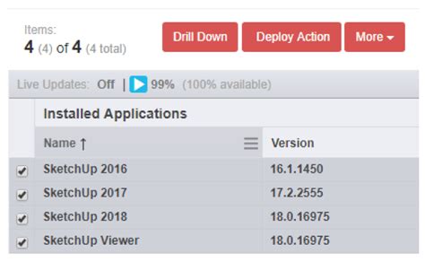 uninstall software using tanium core