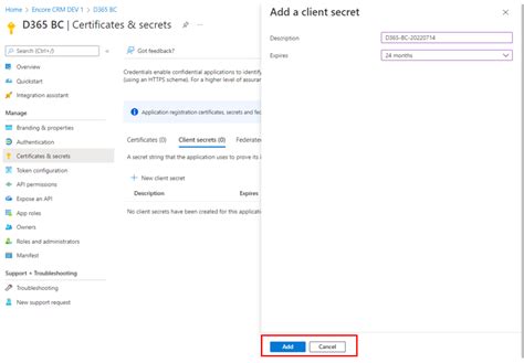 Odata Service Principal Authentication For Business Central Encore