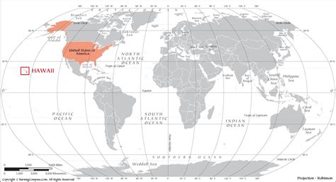 World Map Showing Hawaii World Map World Atlas Atlas Of The World