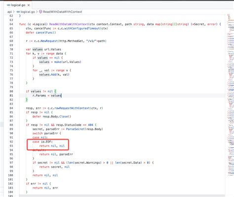 Why Not Return Eof Error · Issue 16223 · Hashicorpvault · Github