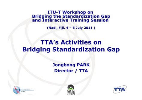 pdf tta s activities on bridging standardization gap