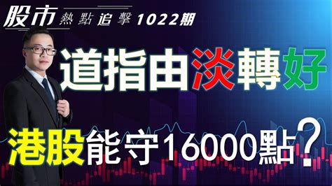 【股市熱點追擊】｜道指由淡轉好，港股能守16000點？22102022 ｜恆指分析hsi｜個股點評：阿里巴巴騰訊控股華潤電力