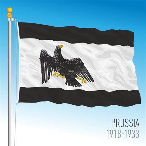 Bandera Y Cresta Históricas Alemania De Prusia Ilustración Del Vector Ilustración De Alemania