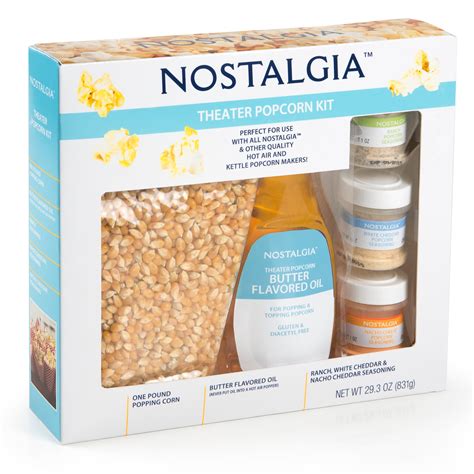 Nostalgia Kpk400 Theater Hot Air And Kettle Popcorn Kit