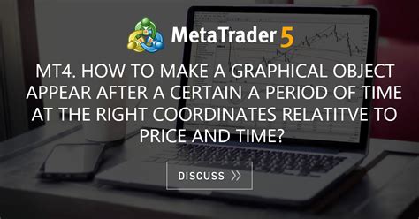 Mt4 How To Make A Graphical Object Appear After A Certain A Period Of Time At The Right