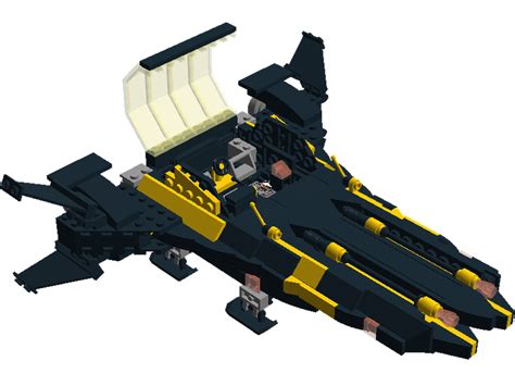 Lego Moc Retro Blacktron Spaceship By Valientar Rebrickable Build With Lego