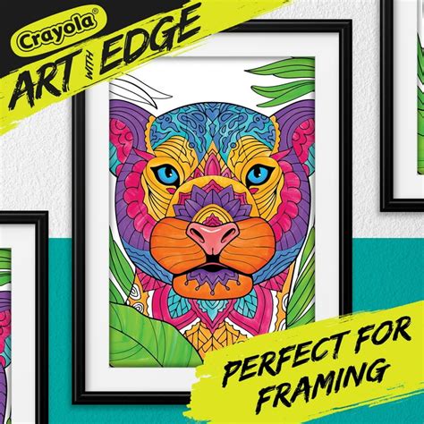 Art With Edge Coloring Pages Crayola Art With Edge