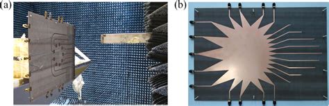 fabricated prototype of the antenna array a front view and the download scientific diagram