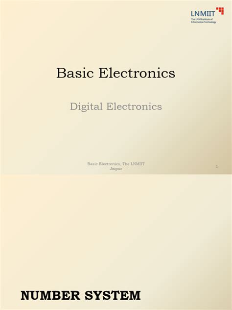 Be Lecture Notes Number System And Boolean Algebra Pdf
