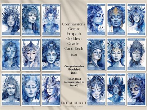 Compassion S Ocean Empath Goddess Oracle Deck Empathy And Emotional