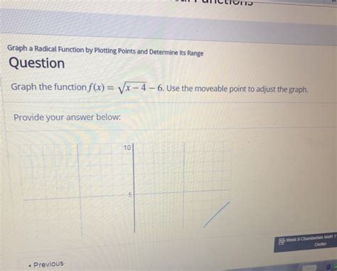 Solved সা। Uicidio Graph A Radical Function By Plotting