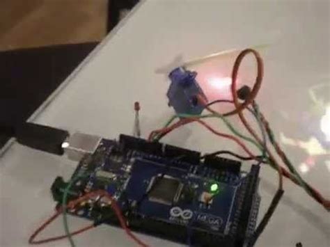 A Rail Crossing Made With Arduino A Servo Motor And A Bicolor Led Arduino Train Light Model