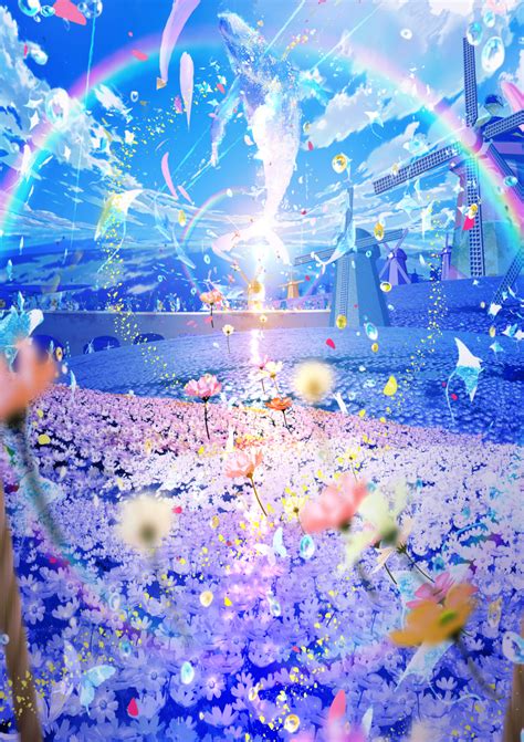 Makoron117117 Original Absurdres Commentary Request Highres Blue Sky Cloud Colorful Day