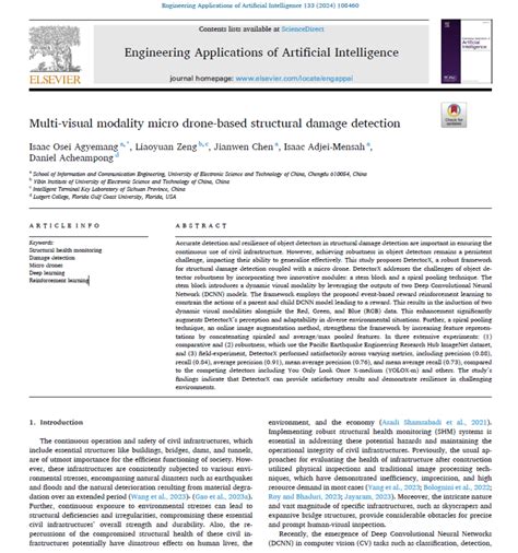 PDF Multi Visual Modality Micro Drone Based Structural Damage Detection