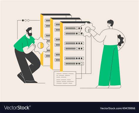 Big Data Developer Abstract Concept Royalty Free Vector