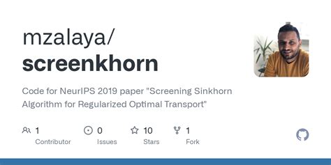 Github Mzalayascreenkhorn Code For Neurips 2019 Paper Screening