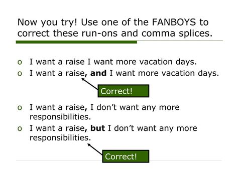 PPT Avoiding Run On Sentences And Comma Splices PowerPoint Presentation ID