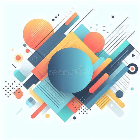 A Visually Appealing Abstract Background Featuring A Dynamic Interplay Of Shapes In Soothing Sky
