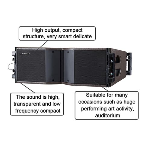 Professional Outdoor Waterproof Pa System Passive Line Array From China